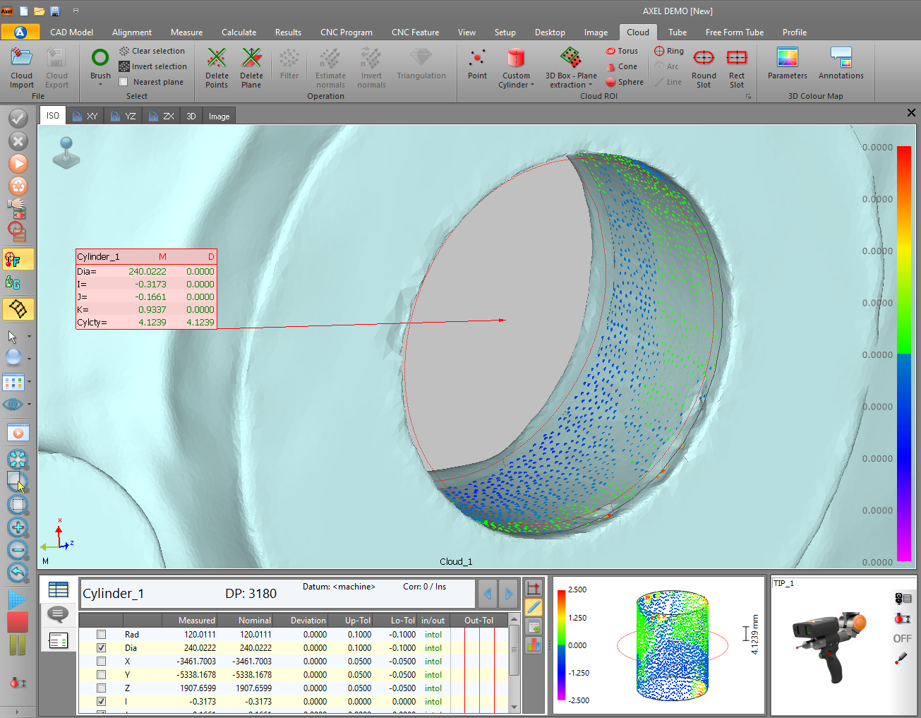 Cloud Inspection Axel Systems Ltd Integrated Metrology Solution